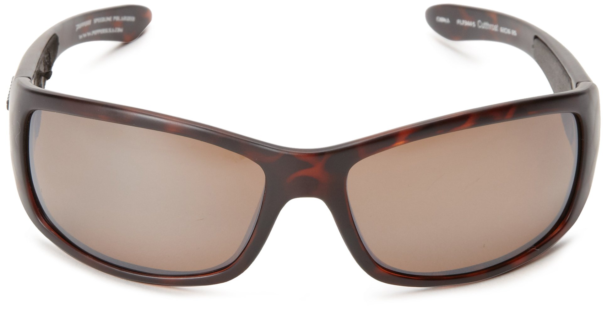 Pepper's Cutthroat Polarized Sport Sunglasses, Dark Tortoise, One Size