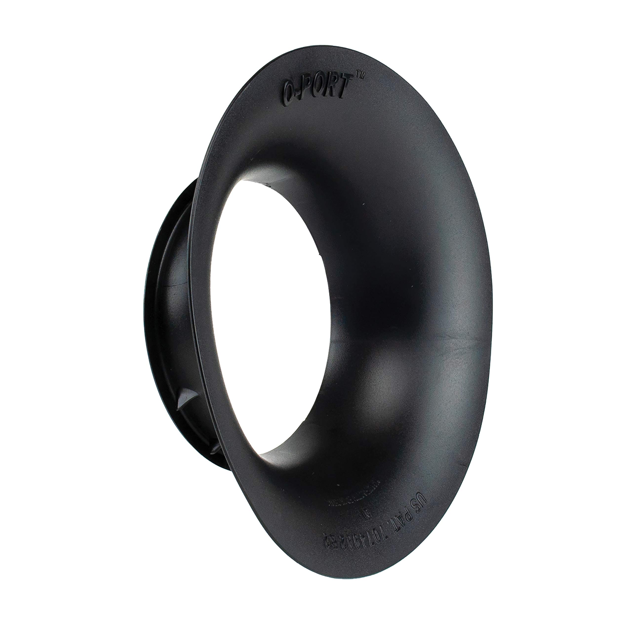 D'Addario Accessories O-Port Sound Enhancement for Acoustic Guitar, Large, Black