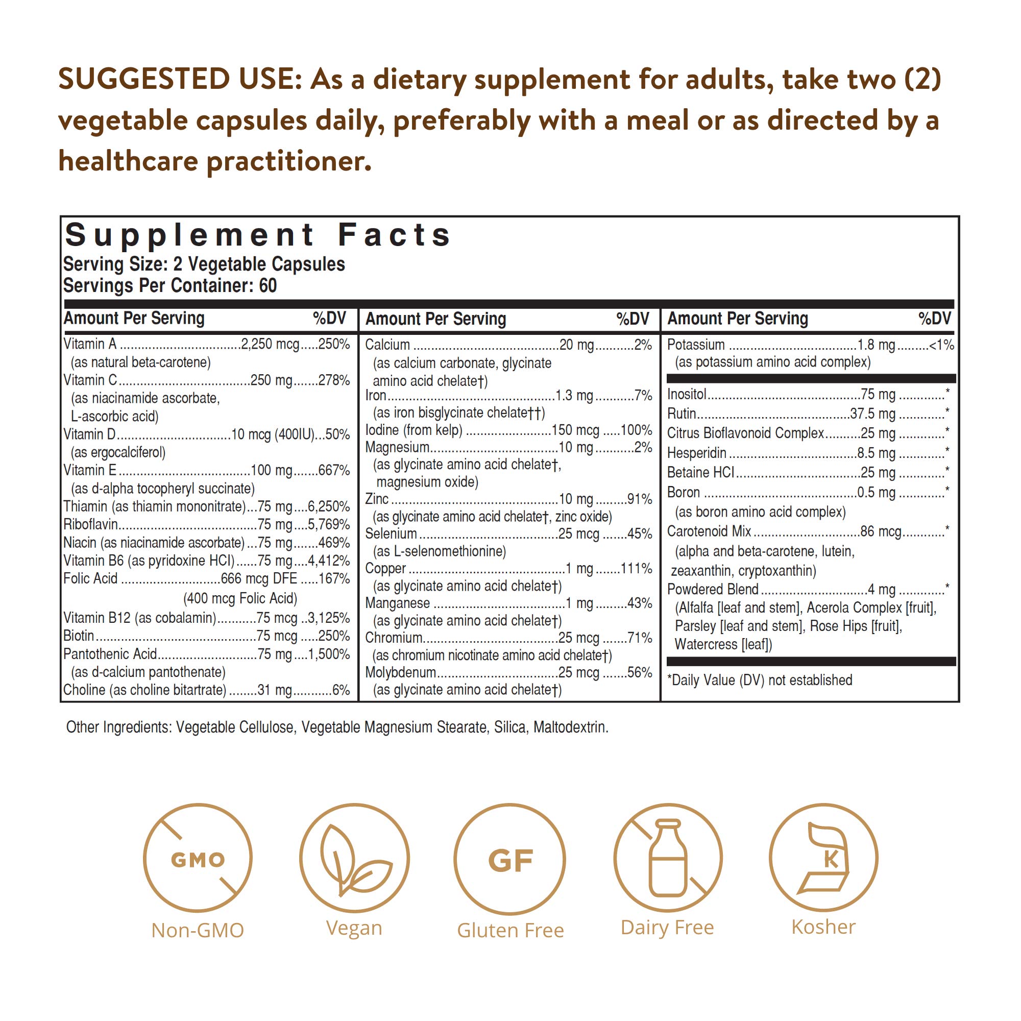 Formula Vm-75 - 120 - Veg/cap- 2 Bottles