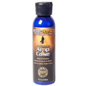 musicnomad premium amp & case cleaner & conditioner, 4 oz (mn107)