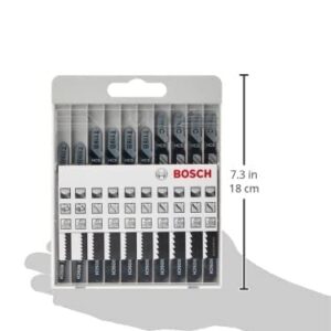 Bosch 2607010629 Jigsaw Blade-Set "x-Pro Line" For Wood 10 Pcs