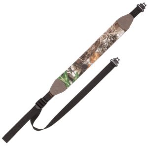 allen neoprene crossbow sling with swivels, realtree xtra camo