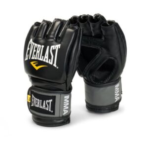 everlast pro style grappling gloves small/ medium black