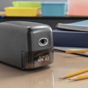 School Smart Electric Pencil Sharpener, 5-1/2 x 3-3/4 x 7-3/4 Inches