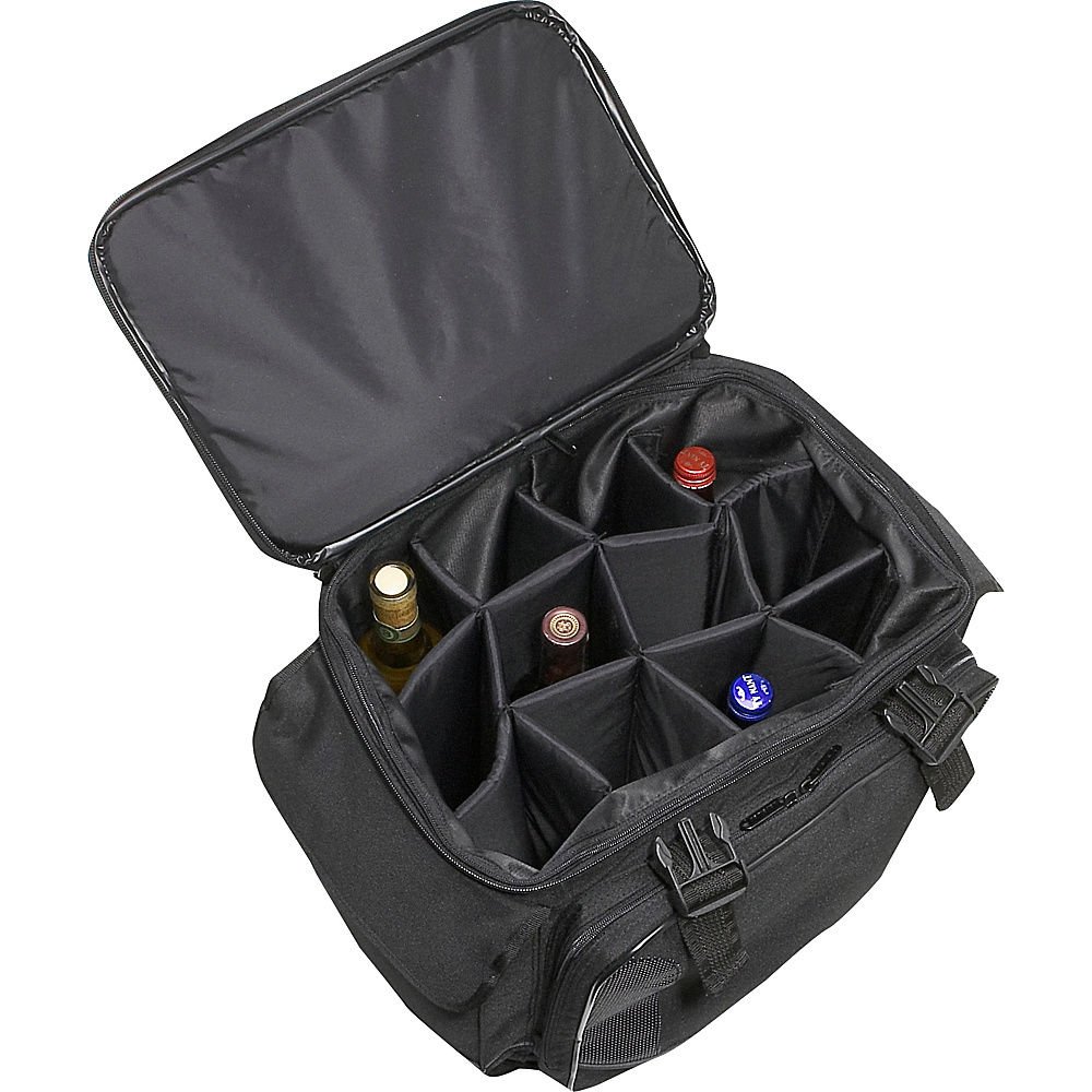 GOODHOPE Bags EU Wheel Bottles Wine Cooler Luggage Wheel Cooler, 12 Piece