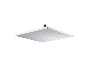 kohler 13696-cp 2.5 gpm rain head with katalyst air-induction technology,10", polished chrome