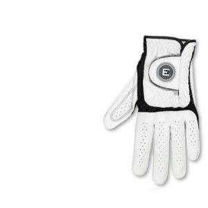 etonic all weather golf glove white/black ladies lh lg