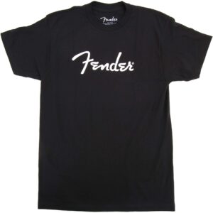 fender spaghetti logo t-shirt, black, l