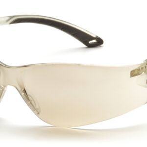 Pyramex Itek Safety Eyewear, Indoor/Outdoor Mirror Lens With Indoor/Outdoor Mirror Temples