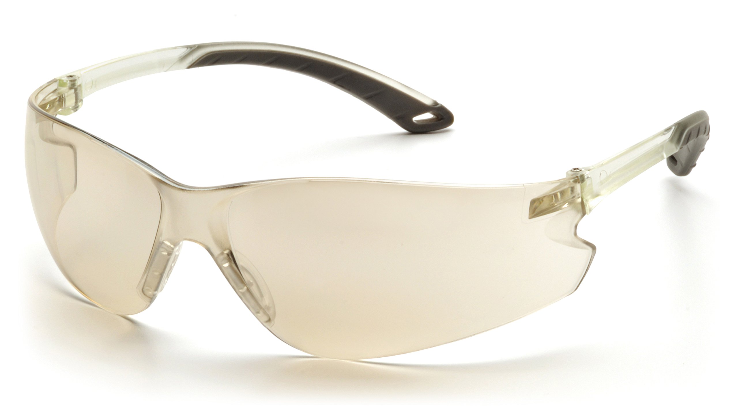 Pyramex Itek Safety Eyewear, Indoor/Outdoor Mirror Lens With Indoor/Outdoor Mirror Temples