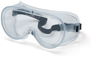 pyramex clear anti-fog ventless safety goggles