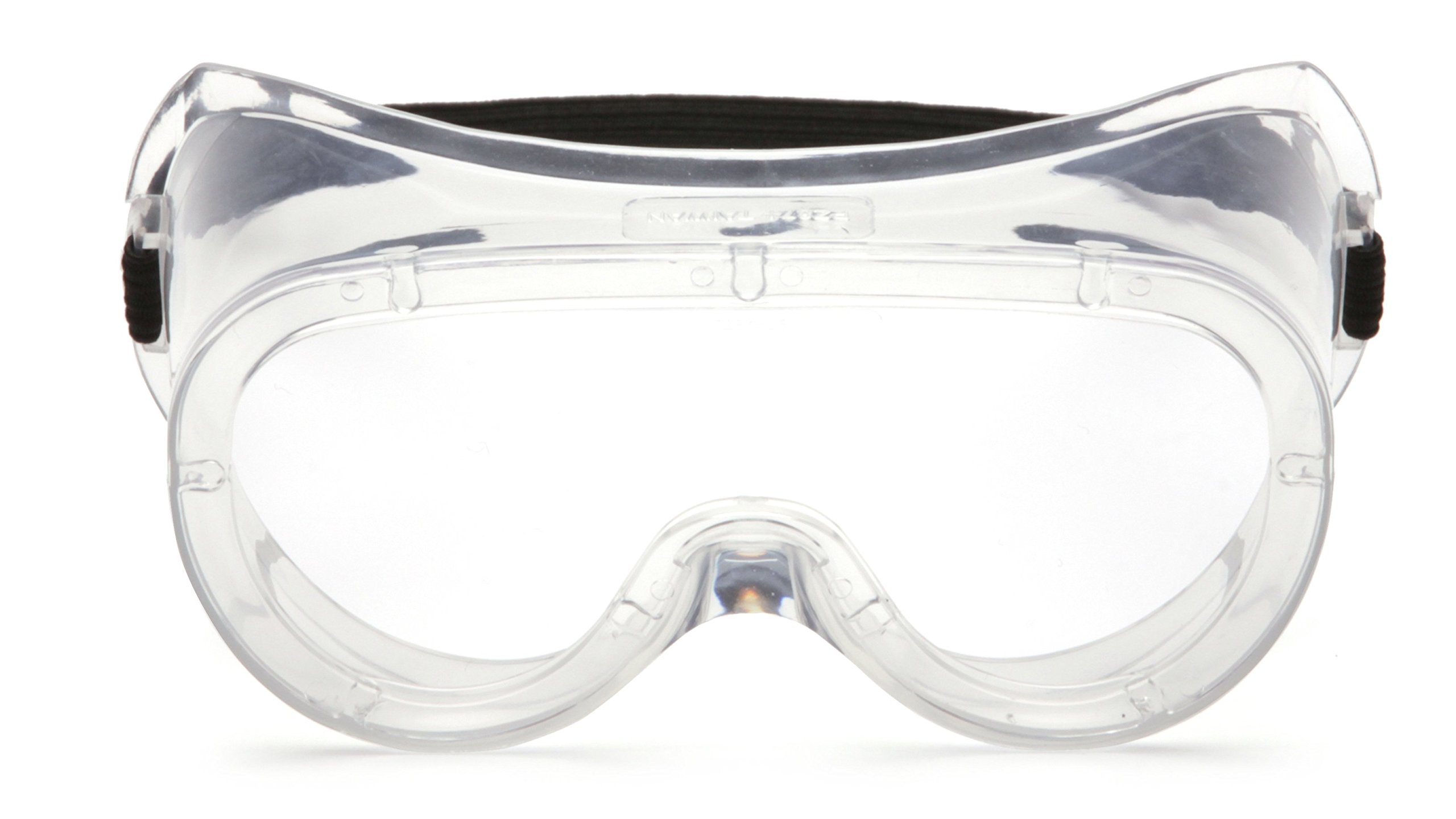 Pyramex Clear Anti-Fog Ventless Safety Goggles