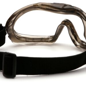 Pyramex Safety Products Low Profile Chemical Splash Goggles, Clear Anti-Fog Lens