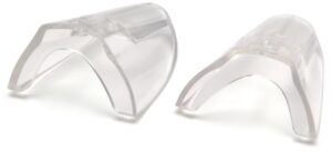 pyramex slip-on clear side shield for added protection on safety glasses