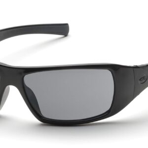 Pyramex Safety Goliath Safety Eyewear, Black Frame, Gray Lens (SB5620D)