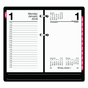 at-a-glance e717t50 desk calendar refill with tabs, 3 1/2 x 6, white, 2016