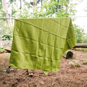 GEAR AID Quick Dry Microfiber Towel for Travel and Camping, Sand, XL, 35"x62"