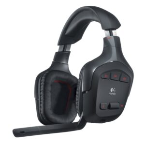 logitech g wireless gaming headset g930 with 7.1 surround sound, wireless headphones with microphone