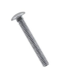 hillman group galvanized carriage bolt 1/2” x 9”, 25 count, blunt point, alloy steel, self-locking round head fasteners, for wood and metal, no washer needed, rust-resistant (812633)