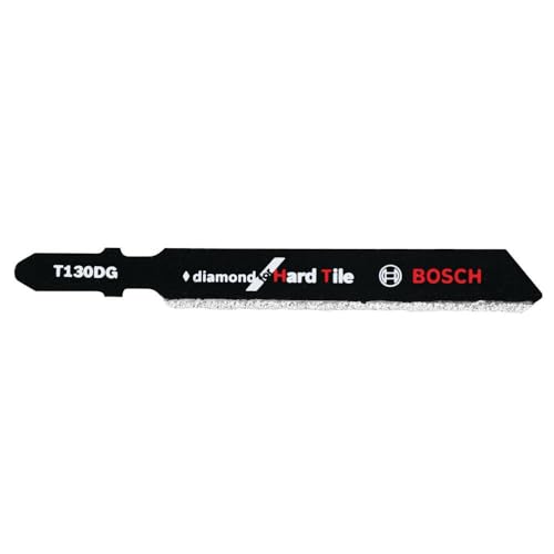 BOSCH T130DG 1-Piece 3-1/4 In. 30 Grit Diamond for Hard Tile T-Shank Jig Saw Blades