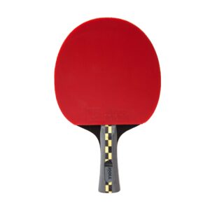 joola carbon pro professional ping pong paddle - racket with carbonwood technology & red/black joola 4 you rubber - table tennis racket designed for speed