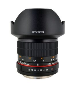 rokinon 14mm f/2.8 if ed mc super wide angle, manual focus lens for pentax