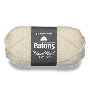 patons classic wool roving yarn, 3.5 oz, aran, 1 ball