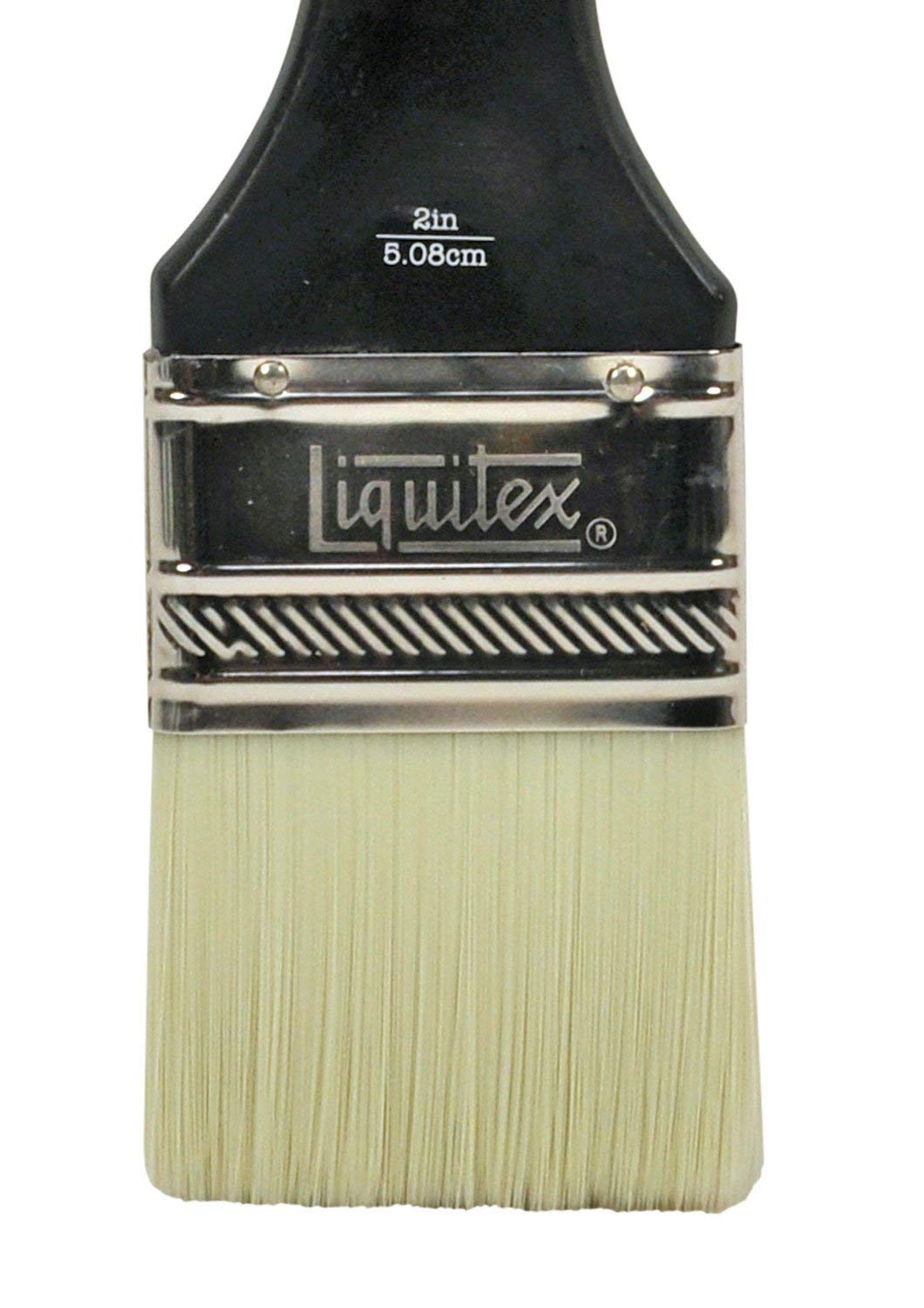 Liquitex Professional Freestyle Large Scale Brush, Broad Flat/Varnish 2-inch, Long Handle, Black