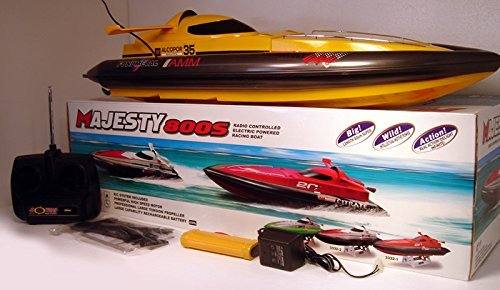 32" Yellow High Performance Majesty 800S Radio Remote Control Electric EP RC Racing Speed Boat RC RTR