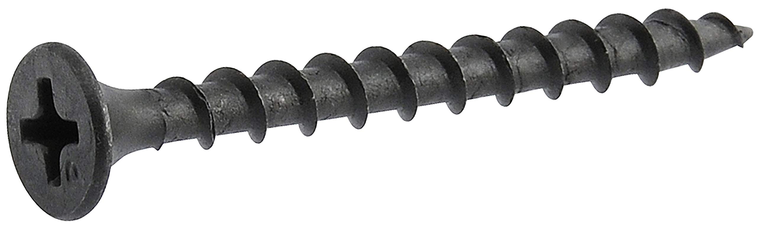 Hillman 967627 Coarse Thread Drywall Screw #8 x 3", Black Phosphate