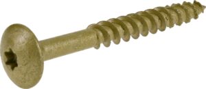 power pro 47874 lag screws, 5/16" x 2-1/2", star drive construction lag screws, rust resistant, ceramic coated bronze, 5lb tub, 175 pcs