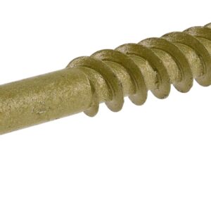 Power Pro 47874 Lag Screws, 5/16" x 2-1/2", Star Drive Construction Lag Screws, Rust Resistant, Ceramic Coated Bronze, 5lb Tub, 175 pcs