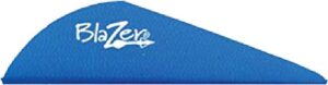 bohning blazer archery vane (100-pack), satin blue, 2 inch