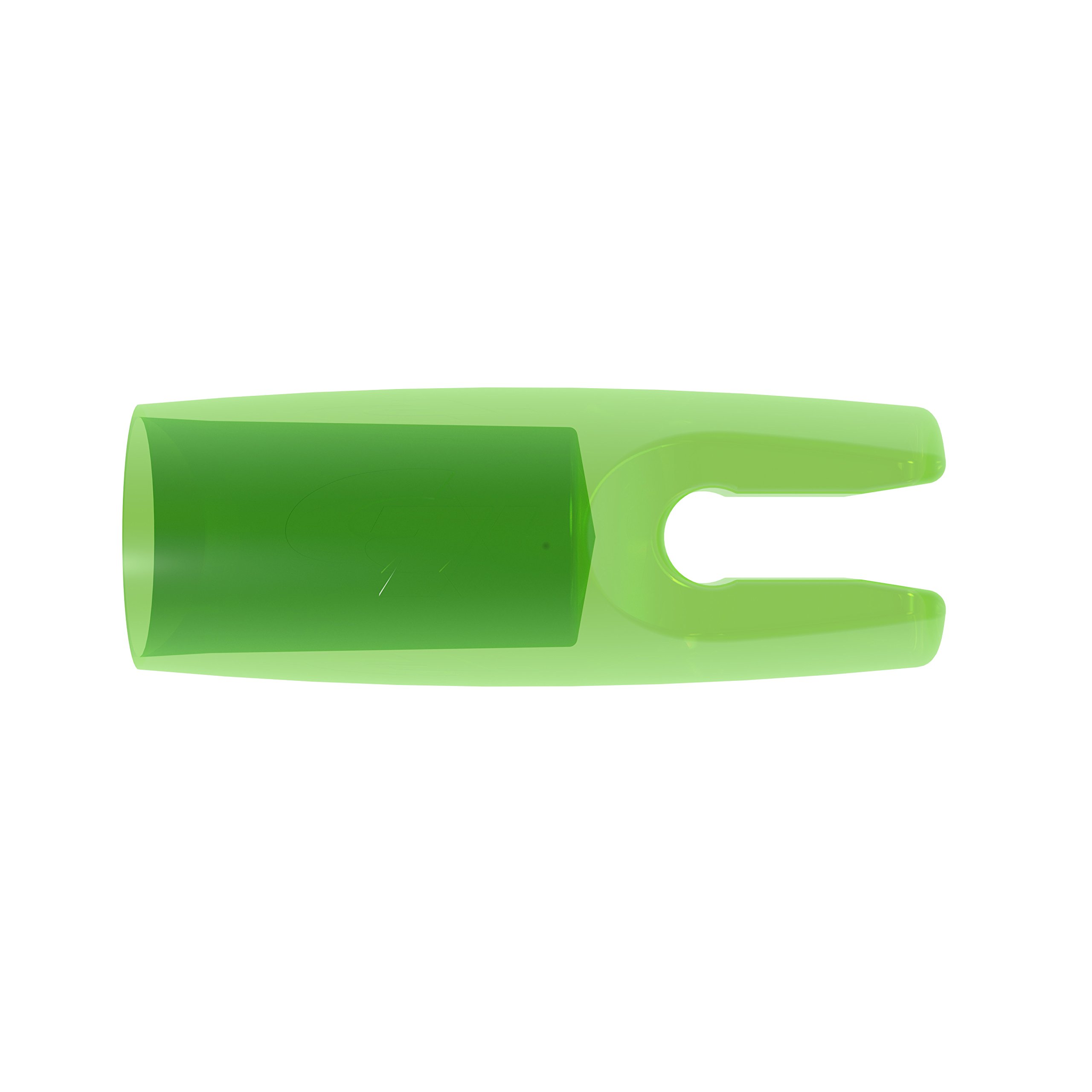 Gold Tip Youth Fiberglass Nocks (Pack of 12), Flo Green