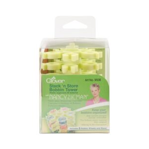 clover stack 'n store bobbin tower w/nancy zieman-3.5"x3.75"