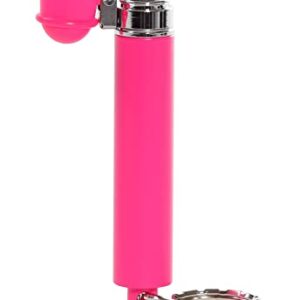 Mace Brand Mini Keychain Pepper Spray (Pink Hard Case) – Accurate 5’ Powerful Pepper Spray, Flip Top Safety Cap – Great for Self-Defense, Refillable with a Mace Refill Unit,Hot Pink