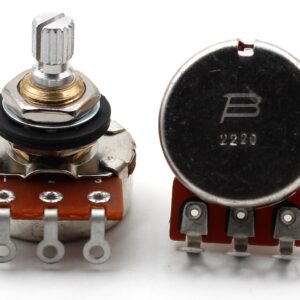 Bourns Guitar & Amp Potentiometer, 500K Audio, Knurled Split Shaft