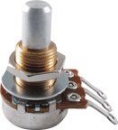 bourns mini guitar potentiometer, 250k audio, solid shaft