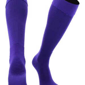 TCK Soccer Socks Multisport Tube MS (Purple, Large)