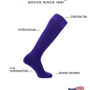 TCK Soccer Socks Multisport Tube MS (Purple, Large)