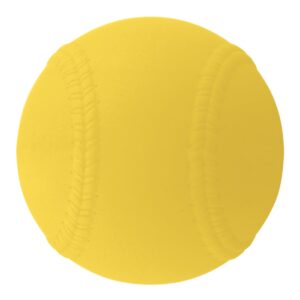 Champion Sports 12" Safety Pitching Machine Softballs - PU Sponge Construction - Hand-Eye Coordination, Hitting and Fielding Practice - Indoor/Outdoor Use - Pack of 12