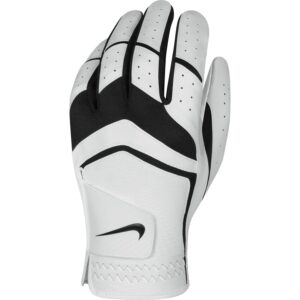 nike men's dura feel golf glove (white), x-large - cadet, left hand