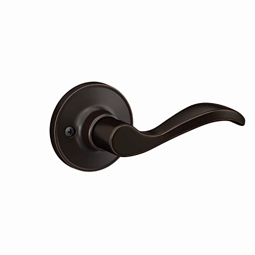 SCHLAGE Dexter by Schlage J170SEV716RH Seville Decorative Inactive Trim Right Handed Lever, Aged Bronze