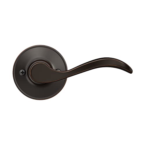 SCHLAGE Dexter by Schlage J170SEV716RH Seville Decorative Inactive Trim Right Handed Lever, Aged Bronze