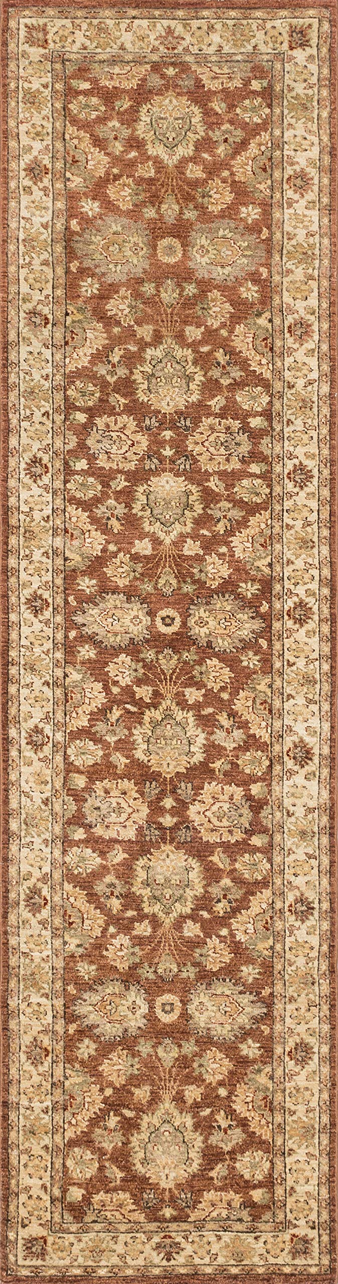 Loloi MAJESTIC Area Rug, 4'-0" x 6'-0", RUST/IVORY