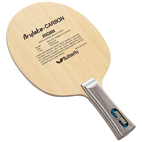 Butterfly Viscaria Table Tennis Blade ALC Blade - Professional Table Tennis Blade - Available in FL, and ST Handle Styles - Made in Japan