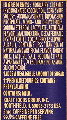 General Foods International Coffee Sugar Free Naturally Decaffeinated Suisse Mocha Coffee Drink Mix, 4 oz