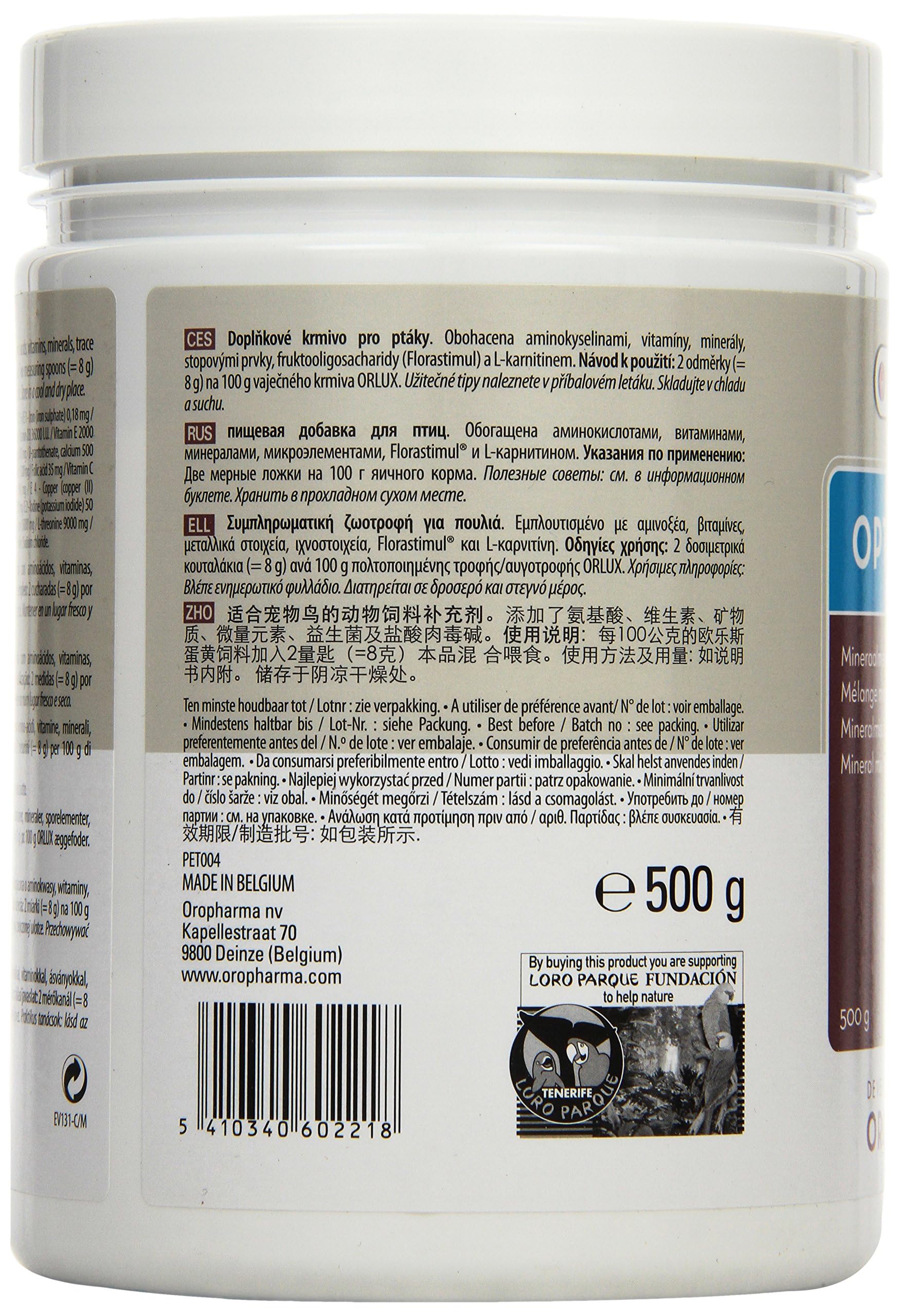 Oropharma - Complement Oiseaux - Opti Breed - 500 G