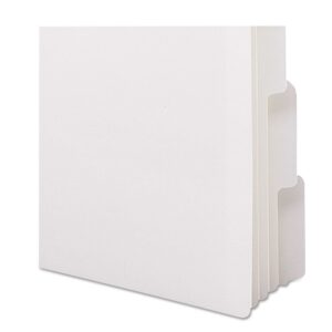 Smead Three-Ring Binder Index Cards, 100 Count, White, 1/5 Cut Tabs, Letter Size (89415)