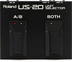 roland us-20 gk-2a gk-3 unit selector pedal